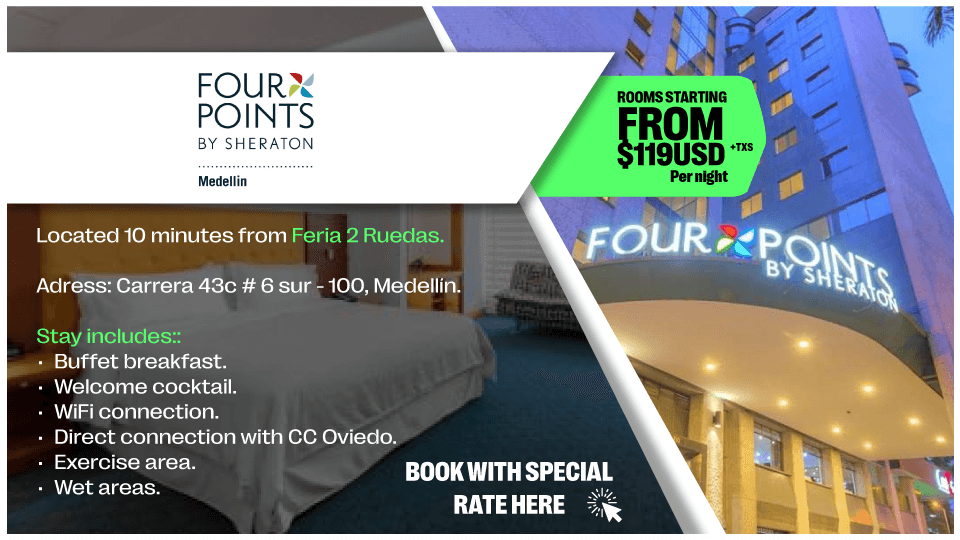 Recommended hotels / Feria 2 Ruedas